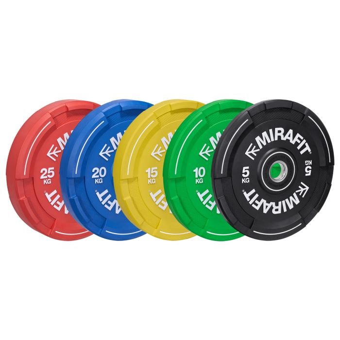 Find Your Strength Colour Bumper Plates | Mirafit