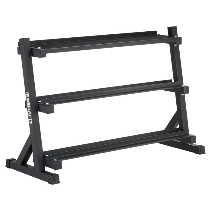 3 Tier Dumbbell & Kettlebell Rack | Mirafit