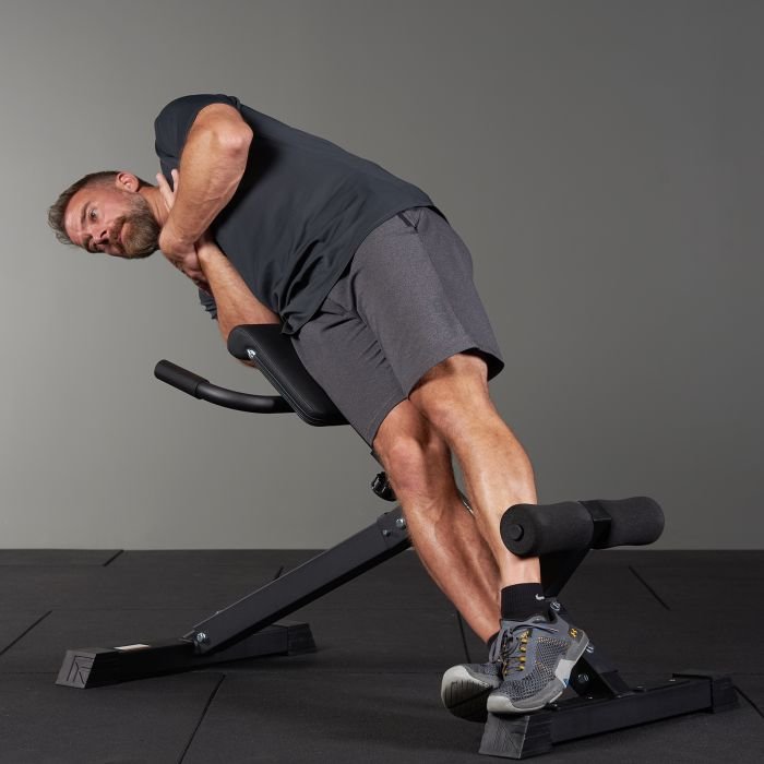 Work Out Bench BalanceFro Adjustable Roan Chair AB Back Hyperextension ...