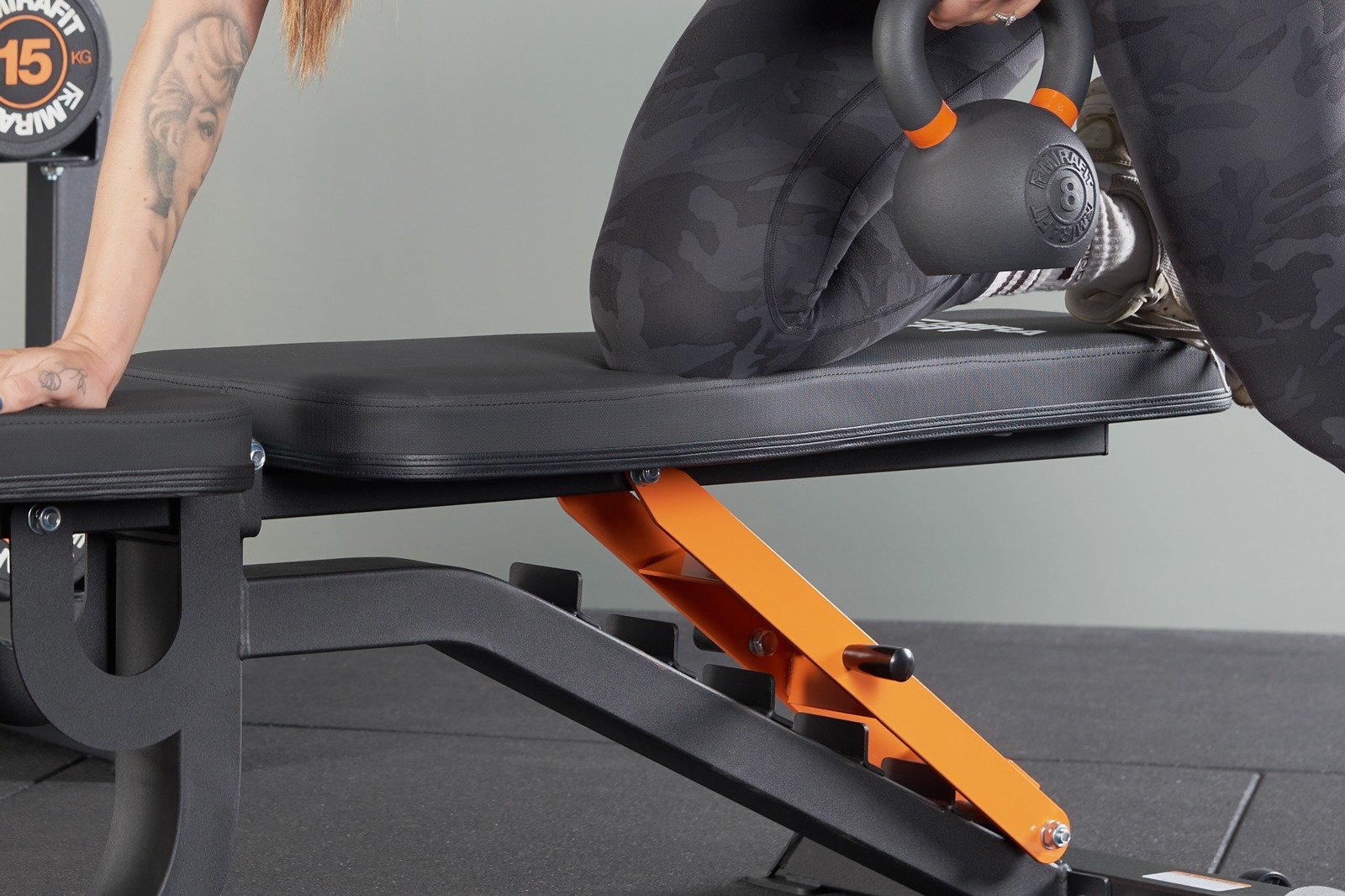 M150 Bench, Dumbbell & Kettlebell Set | Mirafit
