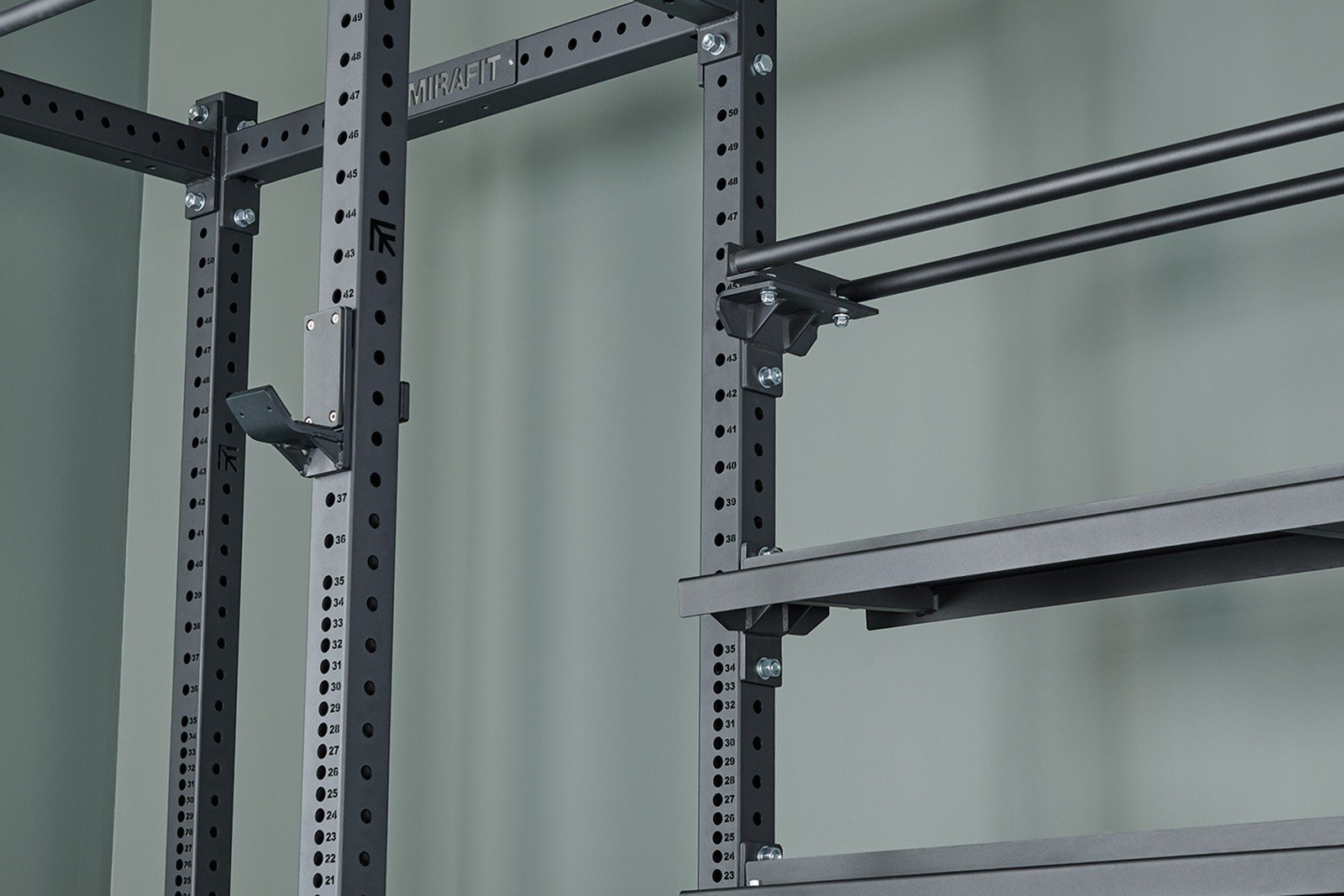 M4 Half Rack with Side Storage | Mirafit