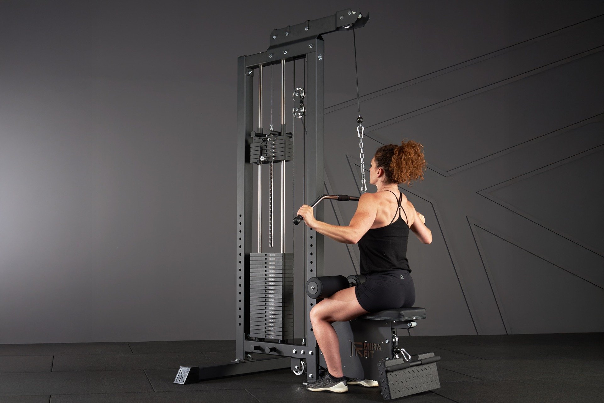 M4 Lat Pulldown and Seated Row Machine With Weight Stack | Mirafit
