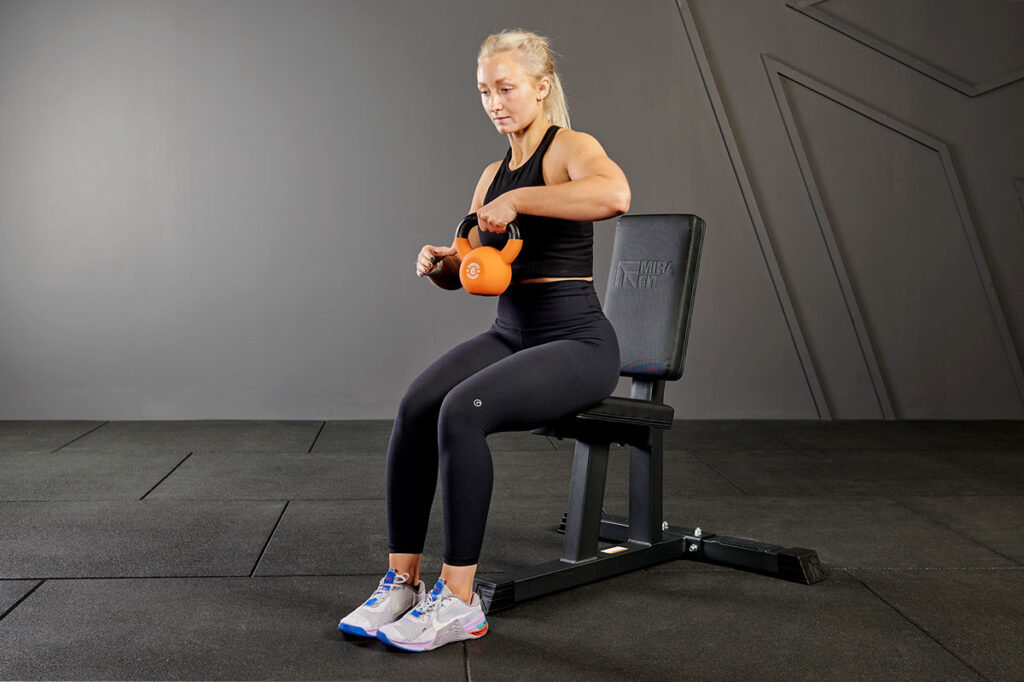 Seated Kettlebell Exercises | Mirafit