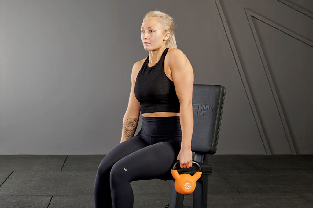 Seated Kettlebell Exercises | Mirafit