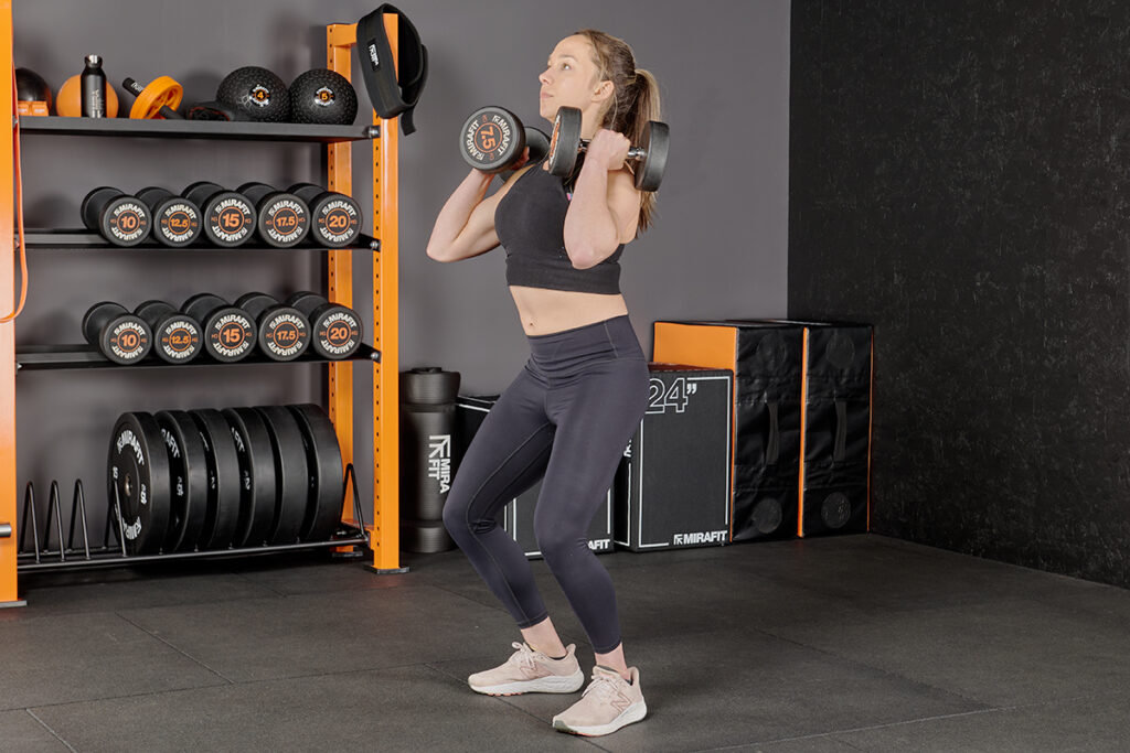 Full Body AMRAP With Dumbbells | Mirafit