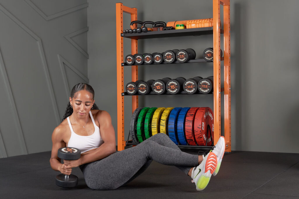 Oblique Workout with Dumbbells | Mirafit