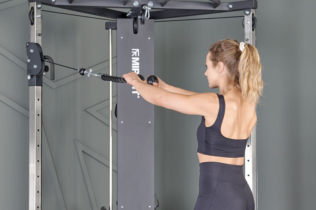 How To Use a Cable Machine Tricep Rope Attachment | Mirafit