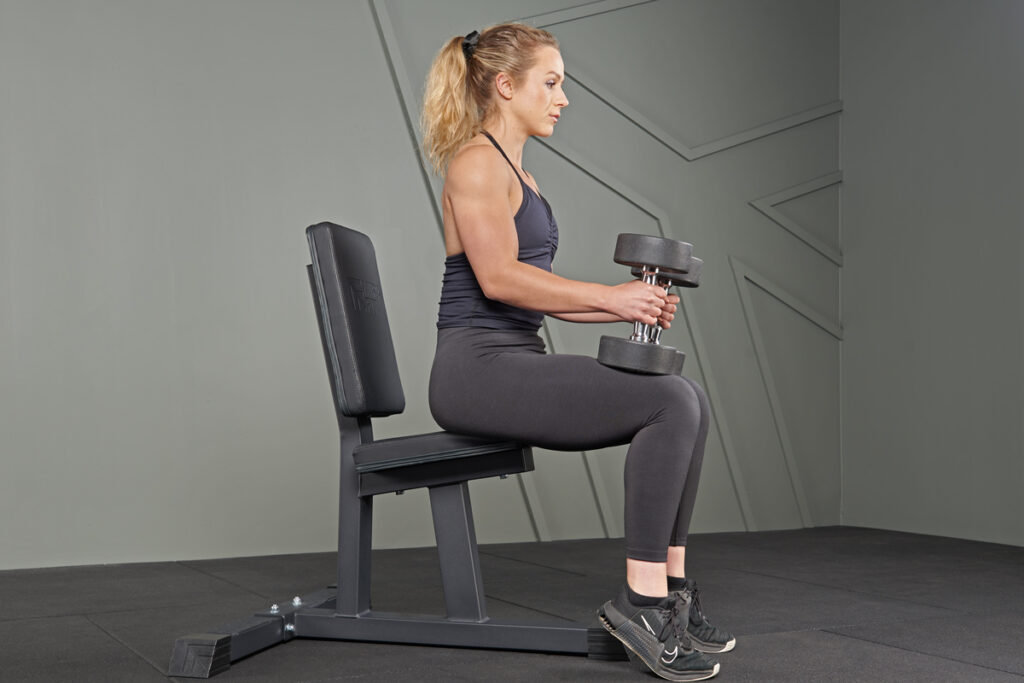 Seated Dumbbell Workout | Mirafit